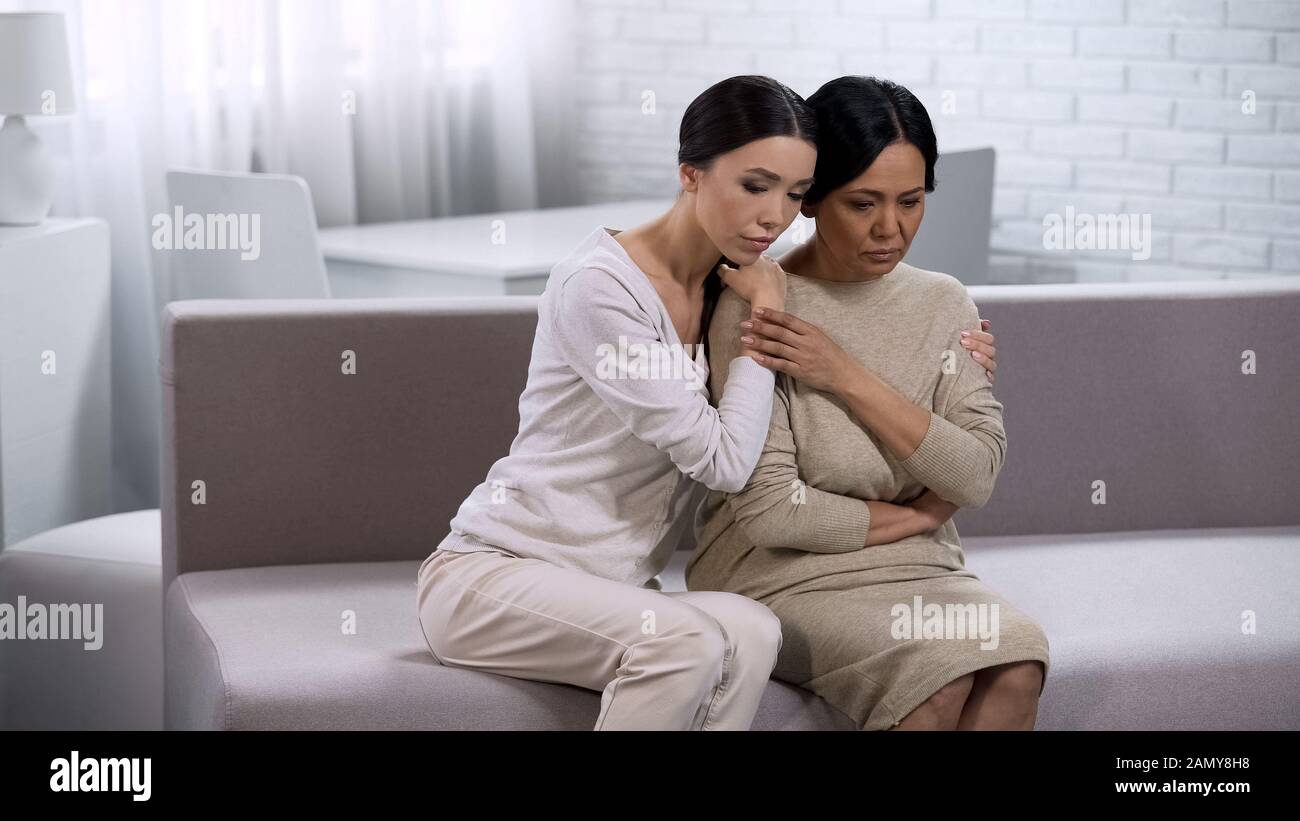 Consoling mother hi-res stock photography and images - Alamy