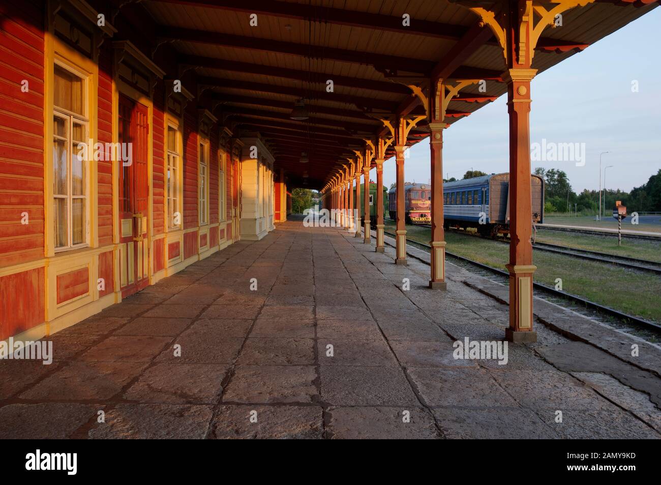 Haapsalu Railway Station, Eesti, Estonia Stock Photo - Alamy