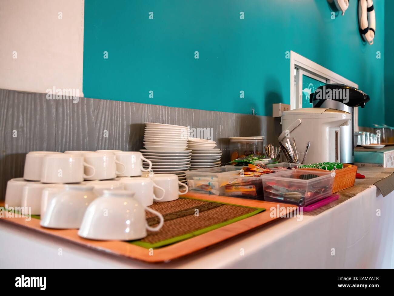 Espresso cafe buffet hi-res stock photography and images - Alamy