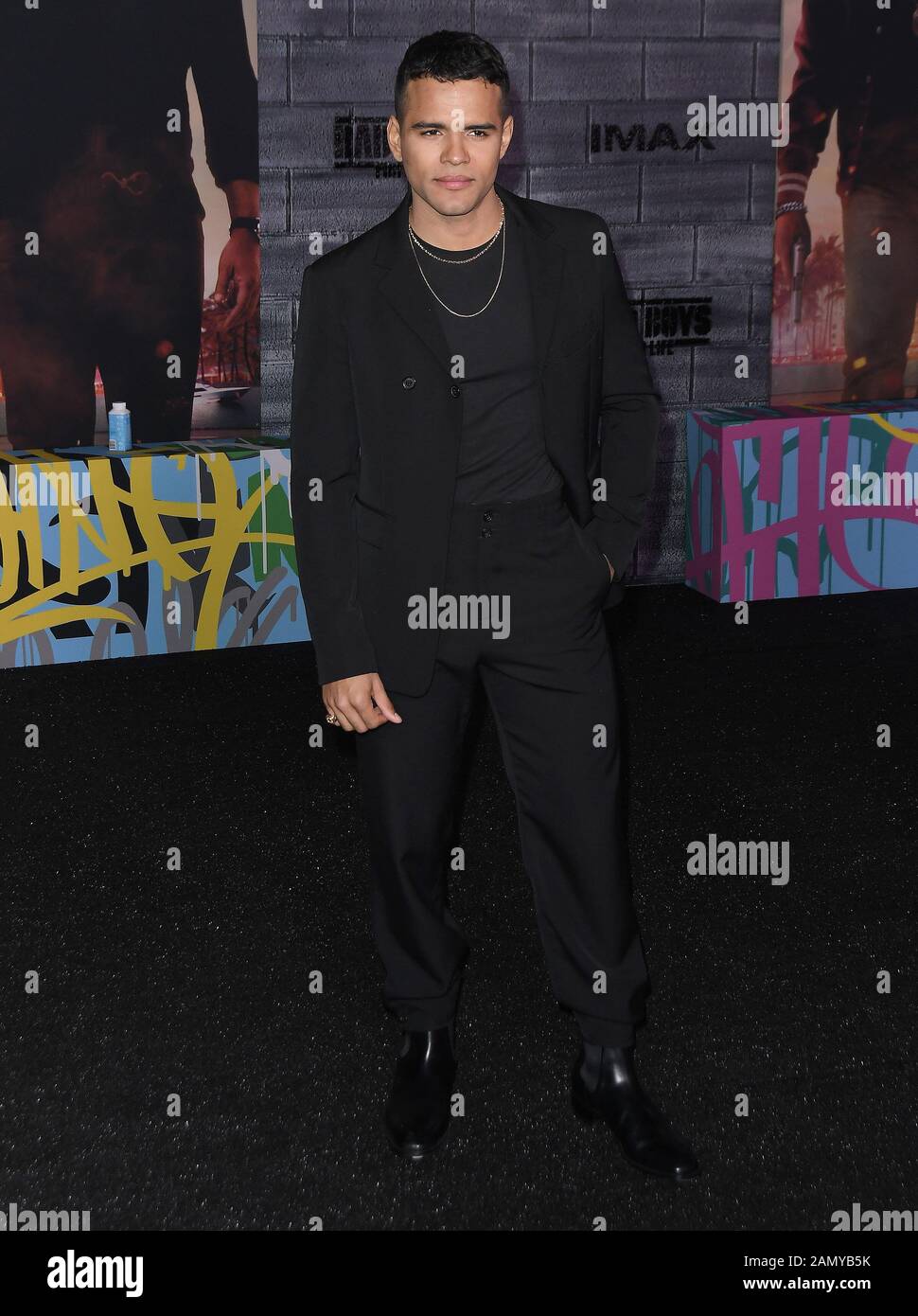 Los Angeles, USA. 14th Jan, 2020. Jacob Scipio arrives at the BAD BOYS ...