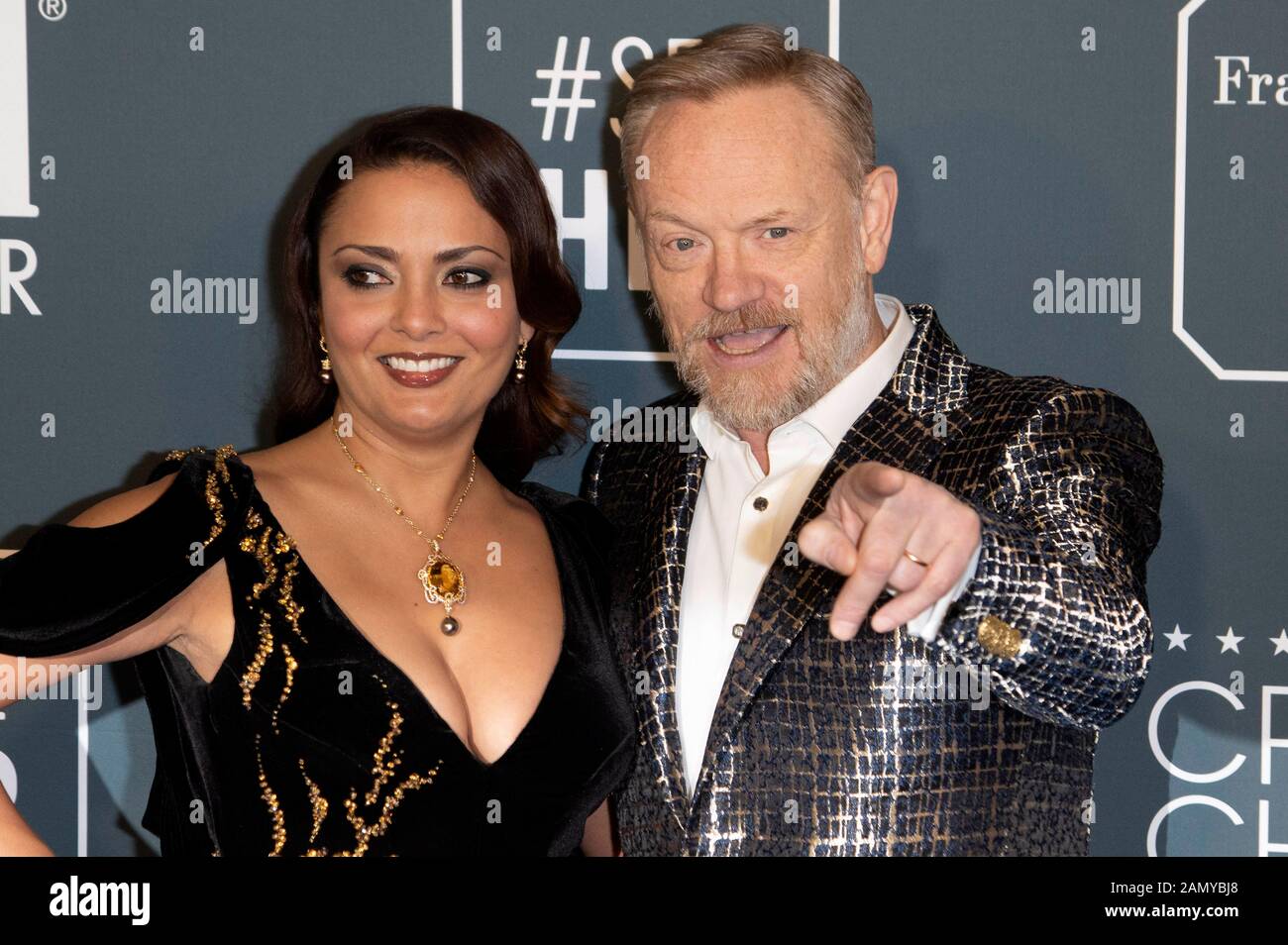 Allegra Riggio with husband Jared Harris at the 25th Critics' Choice ...