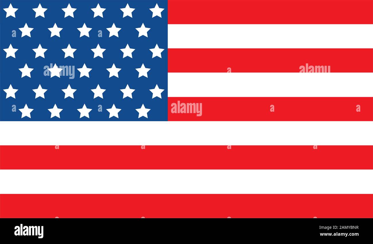 Isolated usa flag vector design Stock Vector Image & Art - Alamy