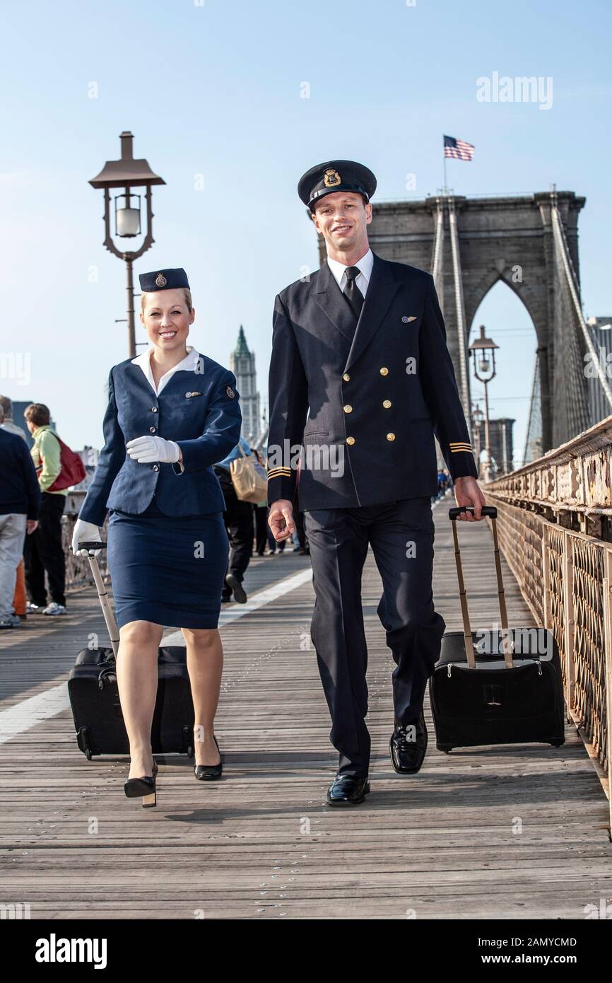 British Airways cabin crew in original cabin clothing from 1958 BOAC ...