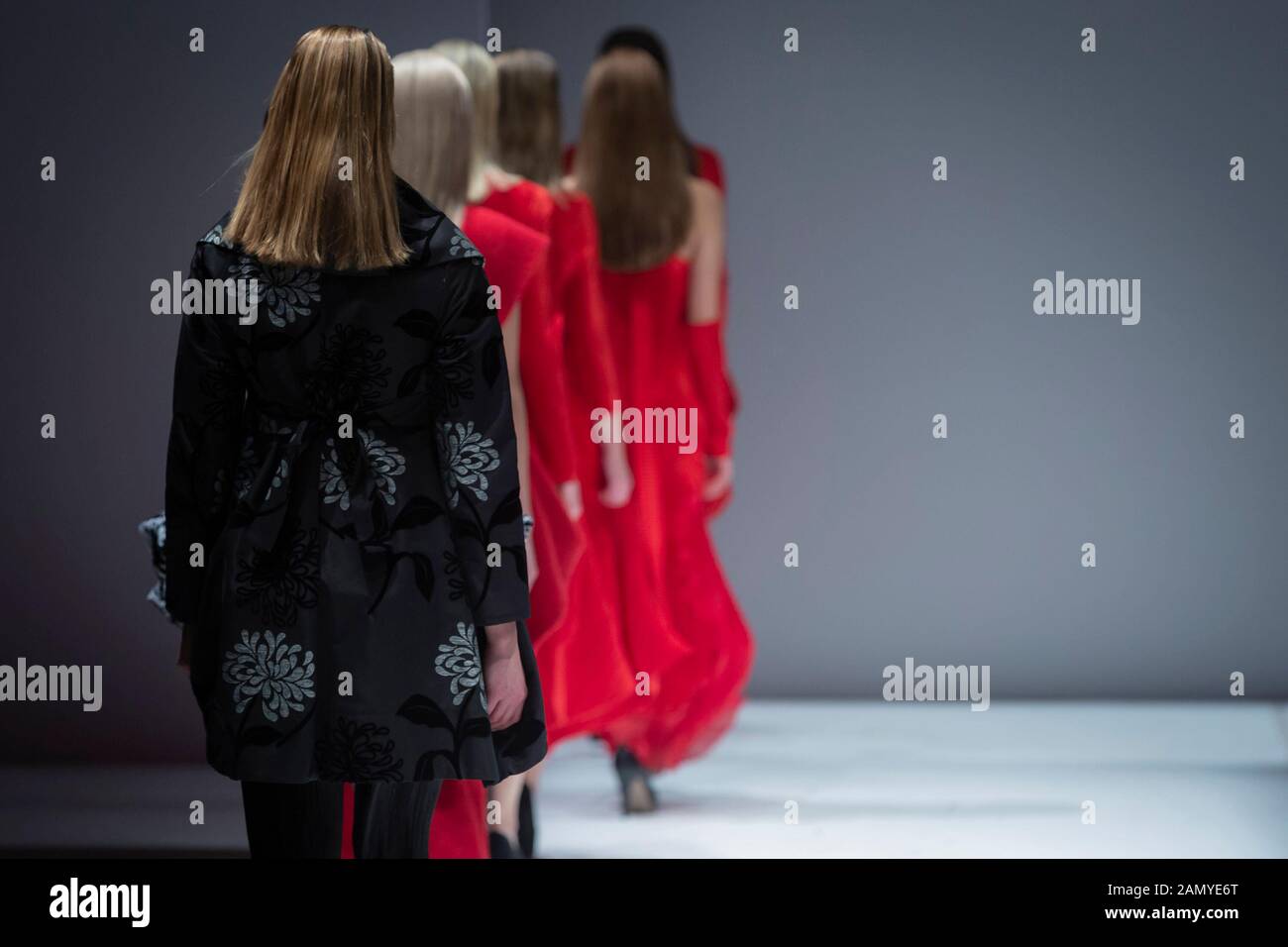 Fashion Show, Catwalk Runway Event, Runway models on a catwalk during ...