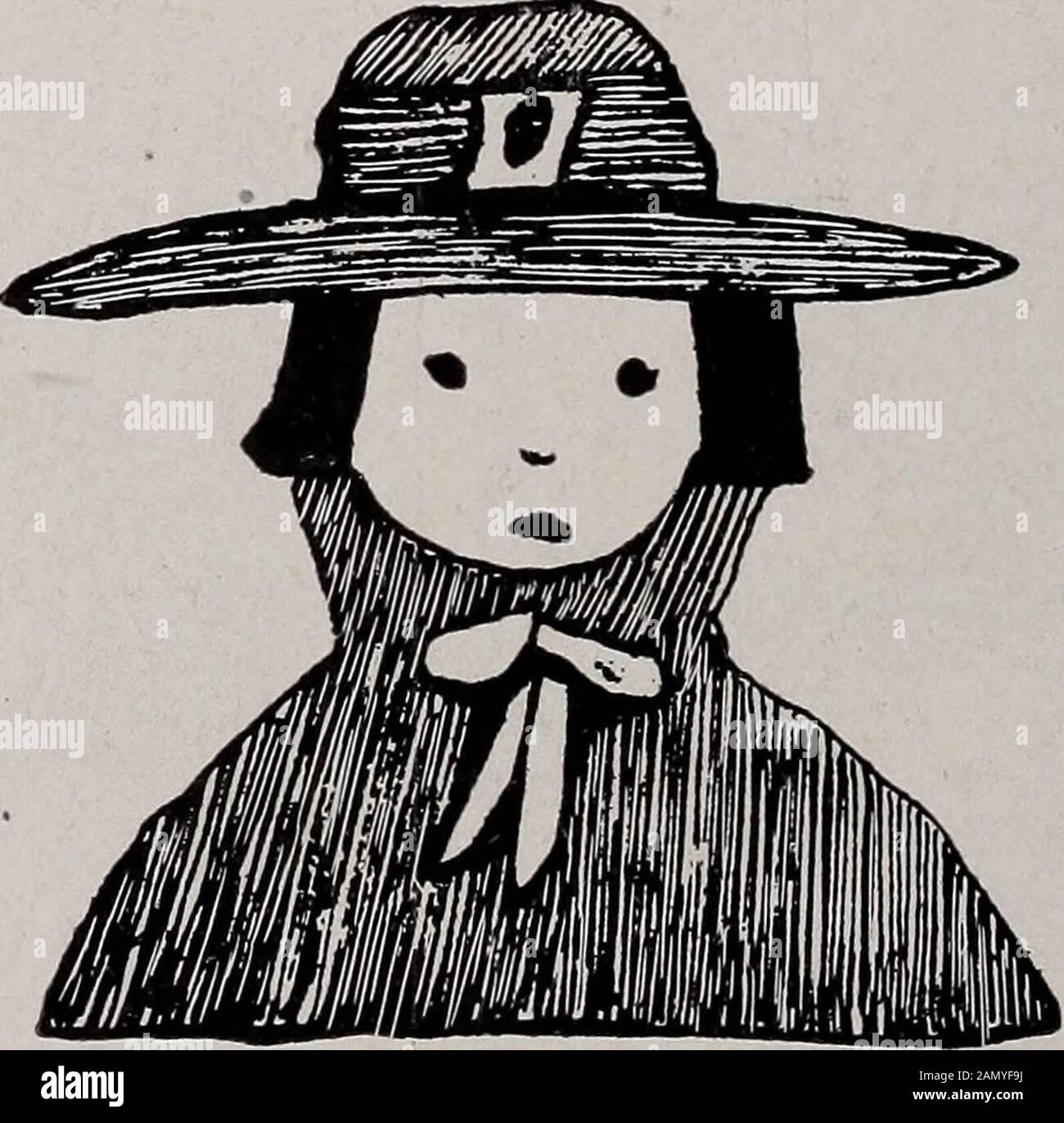 The school printshop . Illustrations for Puritan poems 198 Stock Photo ...