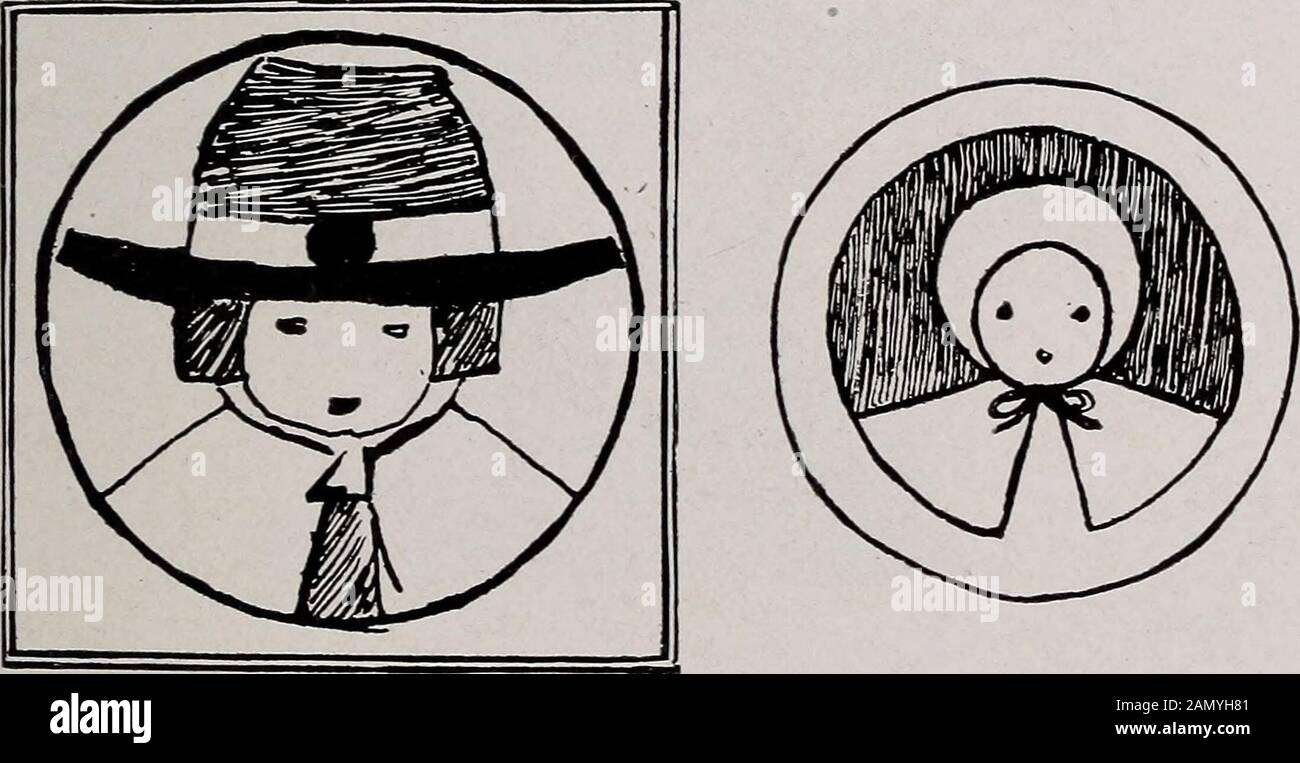 The school printshop . Illustrations for Puritan poems 197 Stock Photo ...