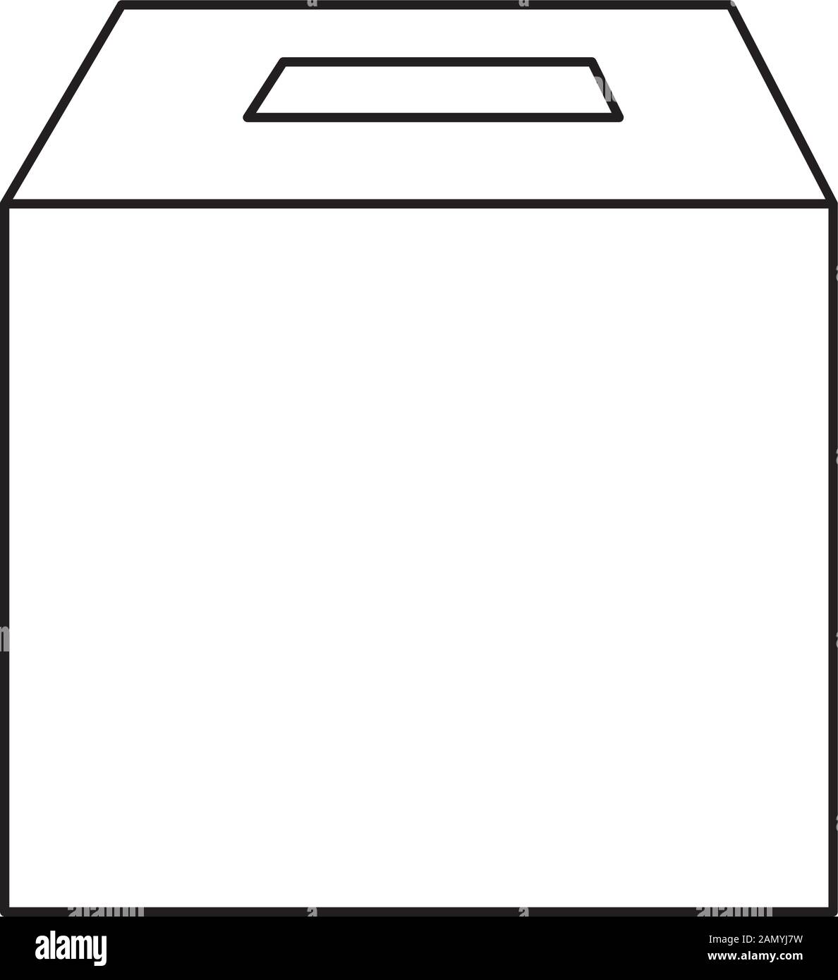 Isolated vote box vector design Stock Vector Image & Art - Alamy