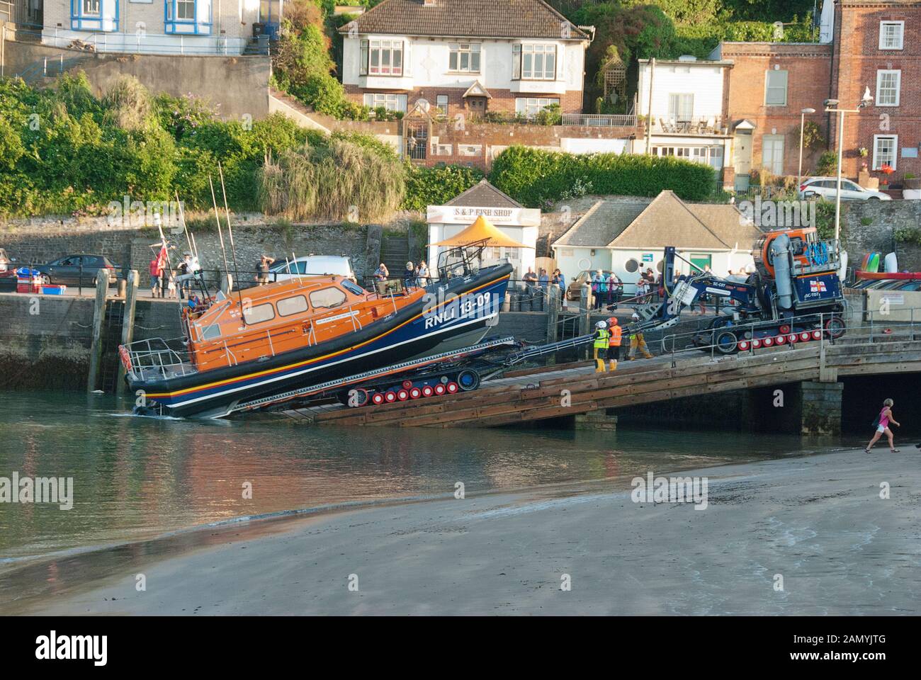 RNLI Station Ilfracombe North Devon. Lifeboat Stock Photo - Alamy