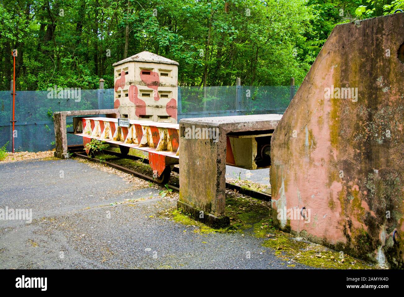 Border station of the former inner German borders between GDR and ...