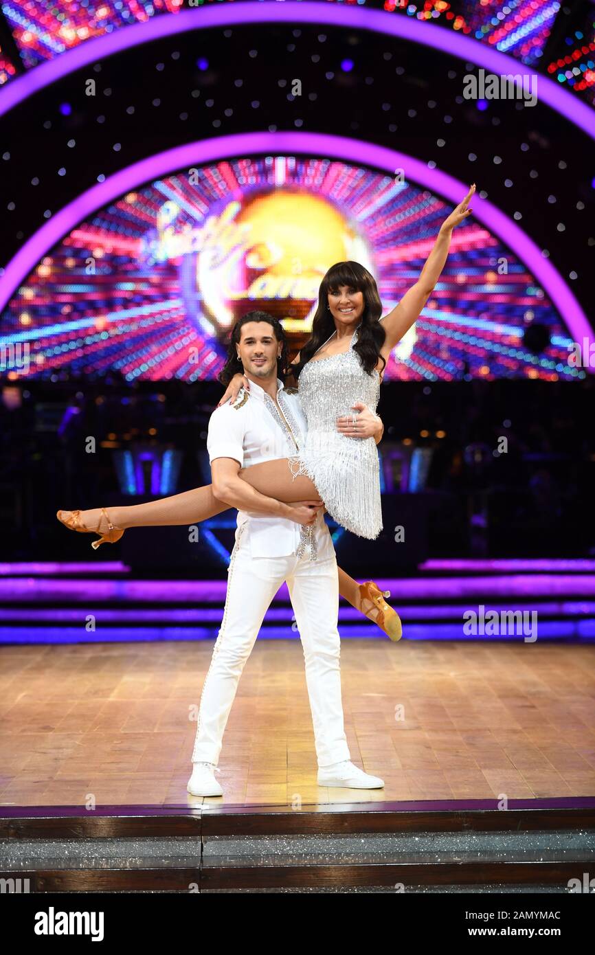 Graziano Di Prima and Emma Barton at Arena Birmingham for the launch of ...