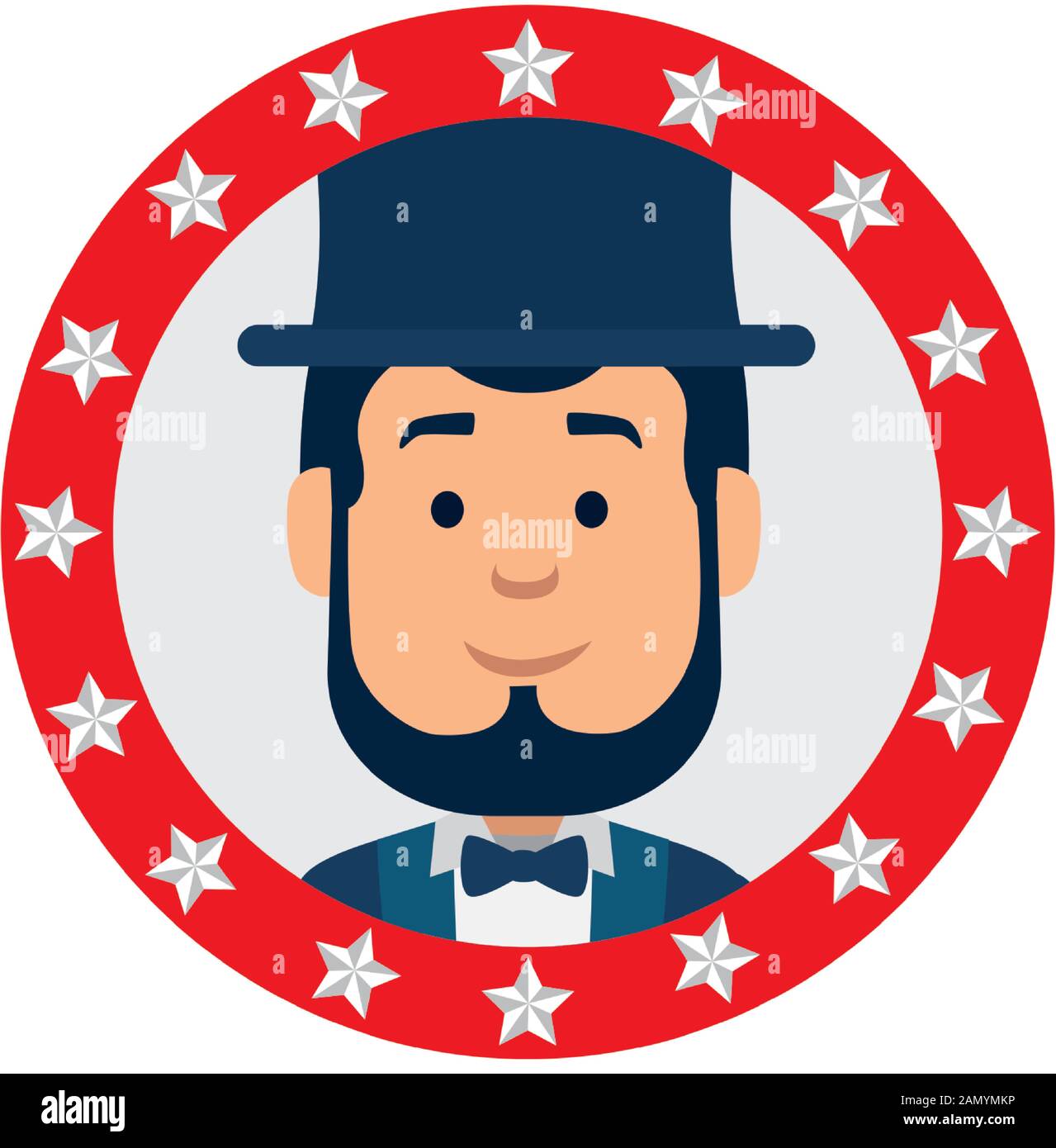 Isolated usa president man vector design Stock Vector Image & Art - Alamy