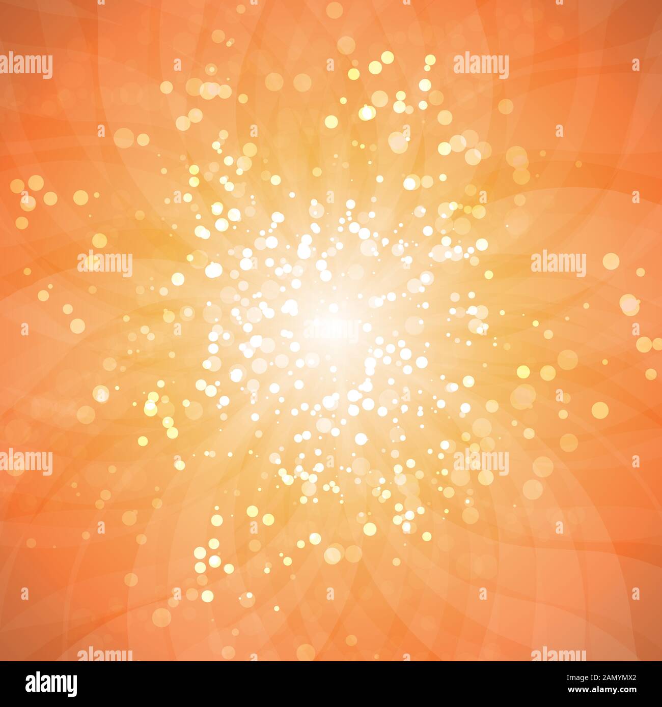 Sun Rays with Bubbles Vector Stock Vector Image & Art - Alamy