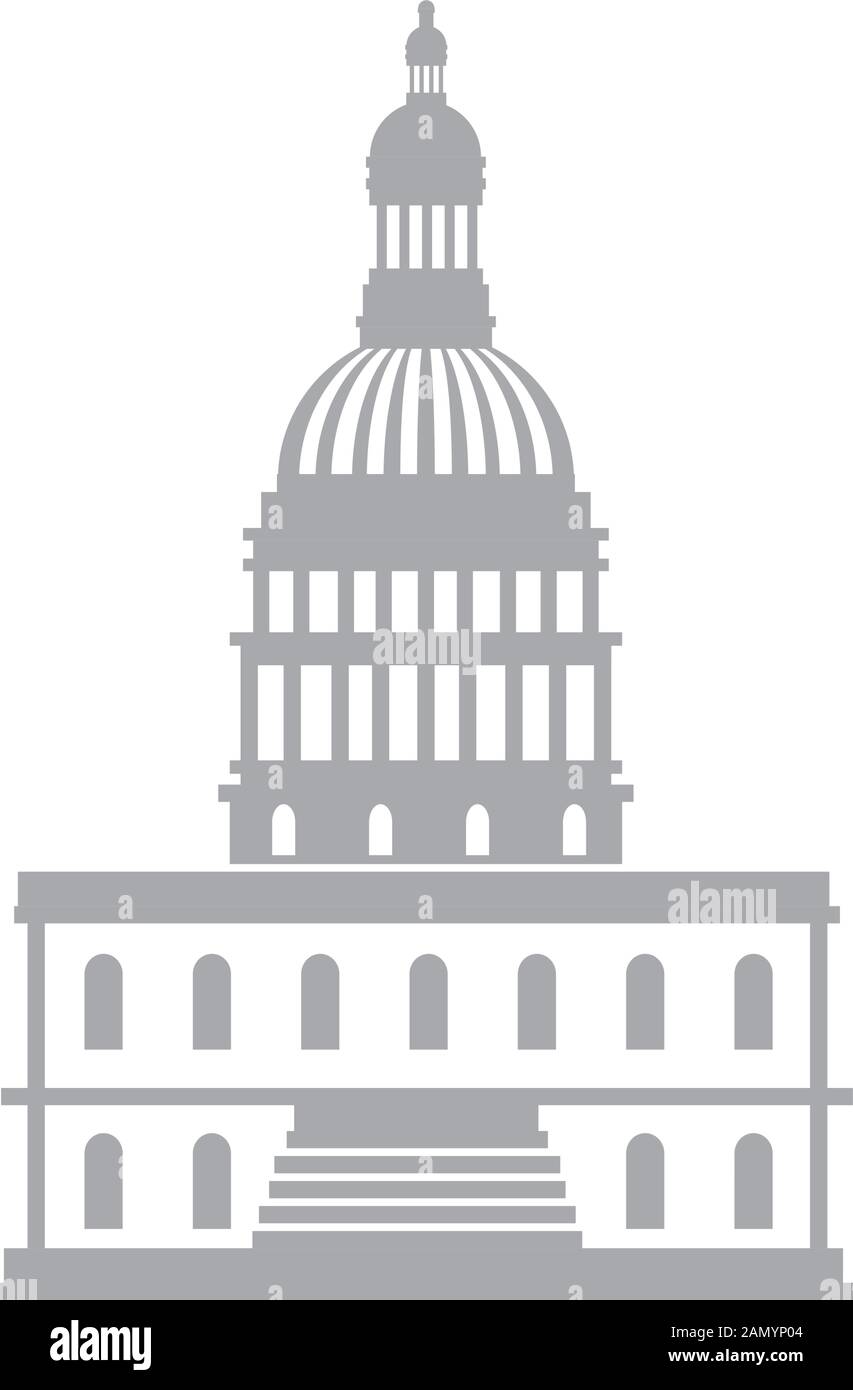 Isolated usa capitol vector design Stock Vector Image & Art - Alamy