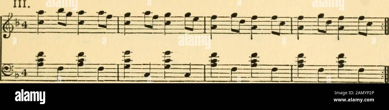 Analysis of the evolution of musical forms . The Bass of III. continues ...