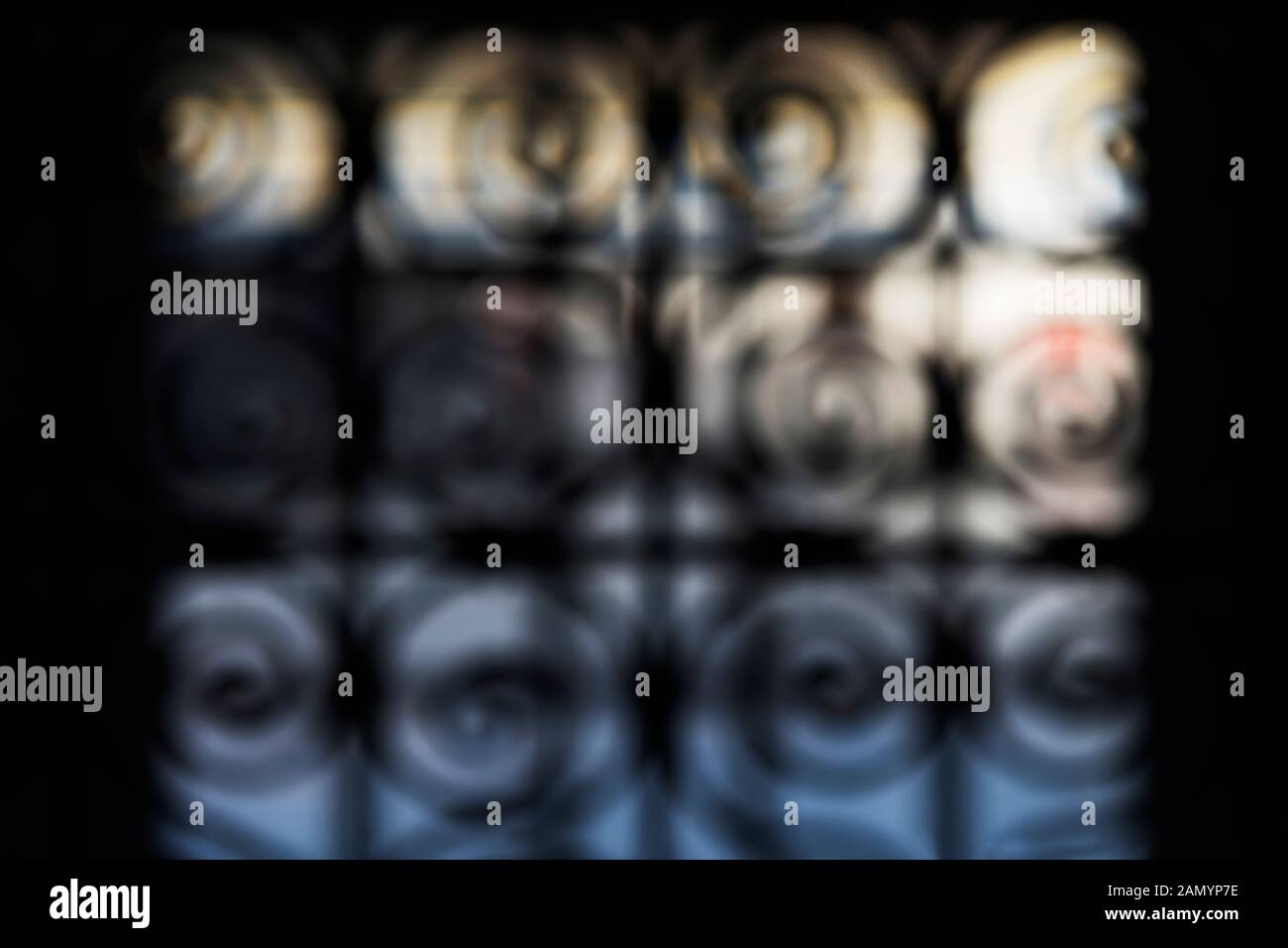 Blurred window grid. Creative, dark, abstract texture background image ...