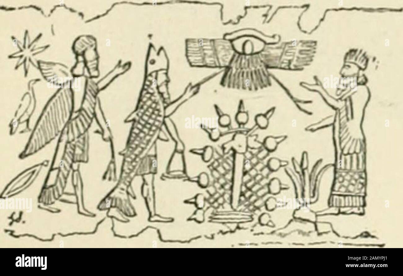 Assyrian god fish hi-res stock photography and images - Alamy