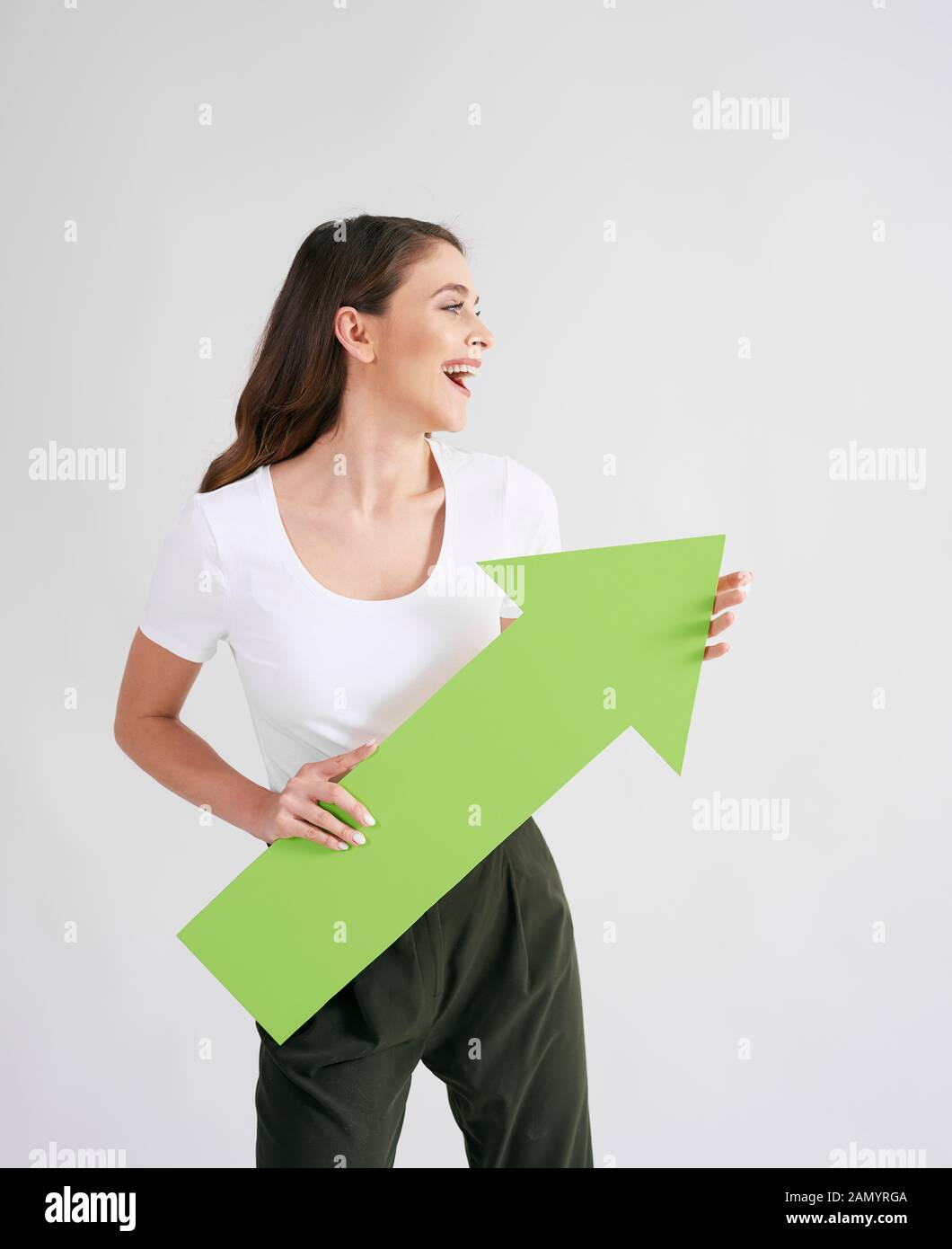 Woman shot with arrow hi-res stock photography and images - Alamy