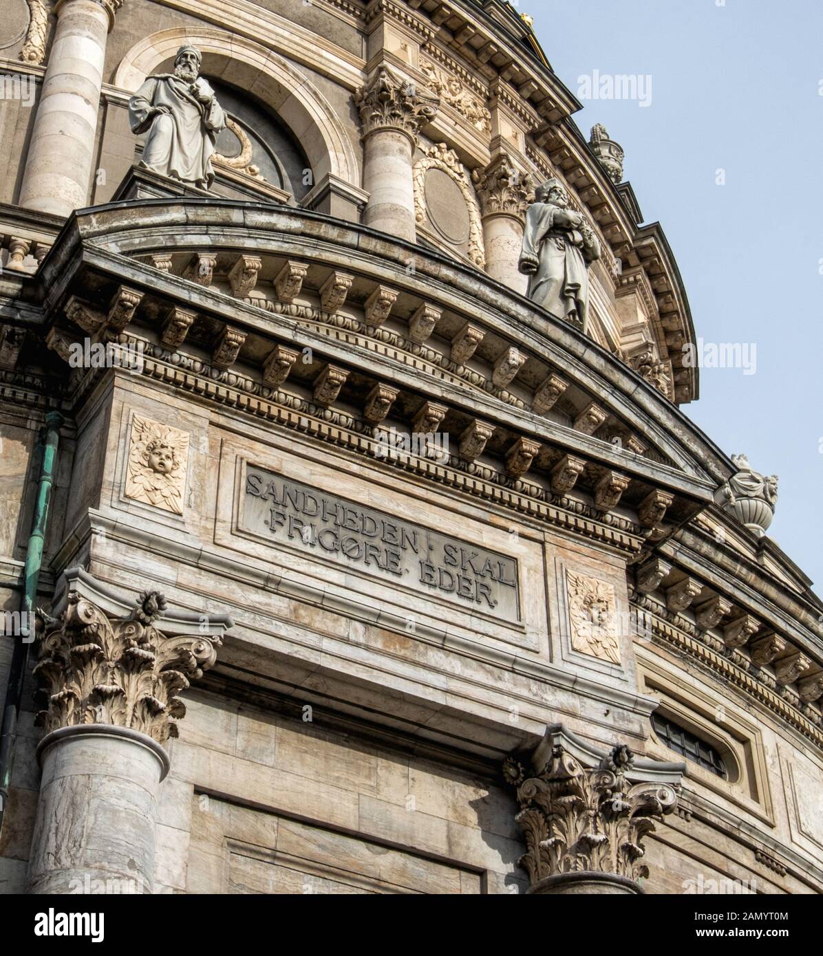 Frederik’s Kirke - Rococo-style Evangelical Lutheran church with large ...