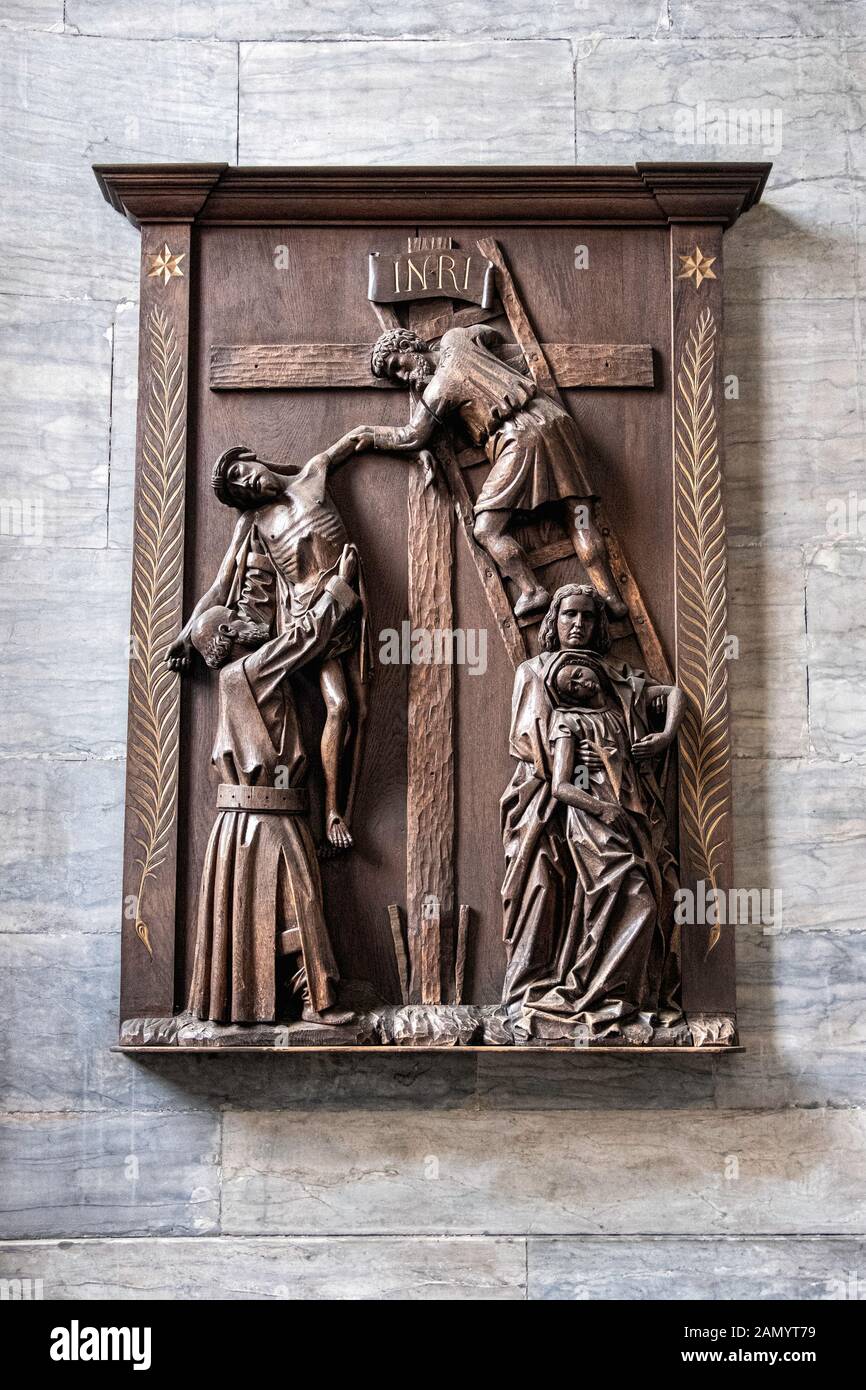 Frederik’s Kirke - Rococo-style Evangelical Lutheran church interior ...