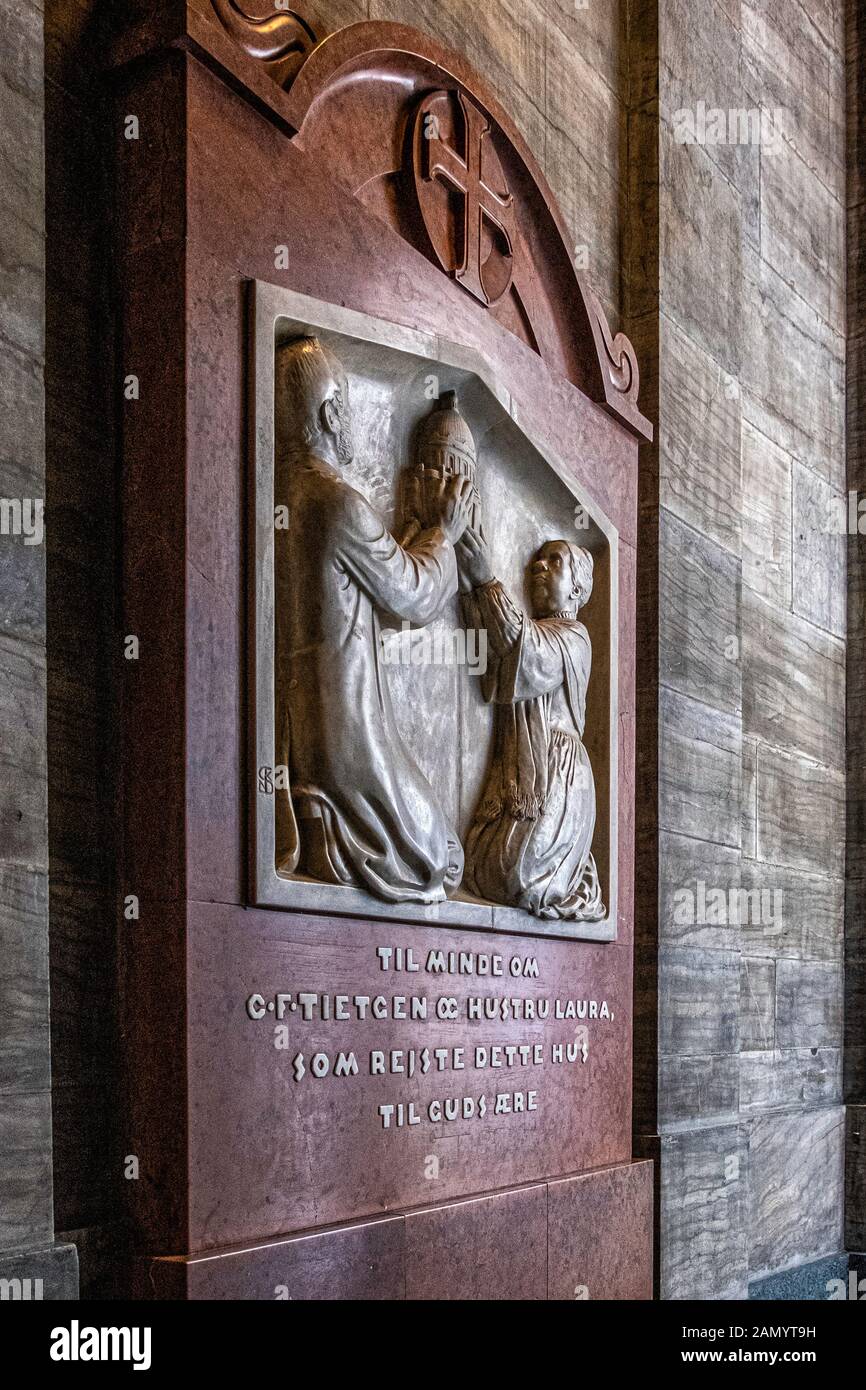 Frederik’s Kirke - Rococo-style Evangelical Lutheran church interior ...