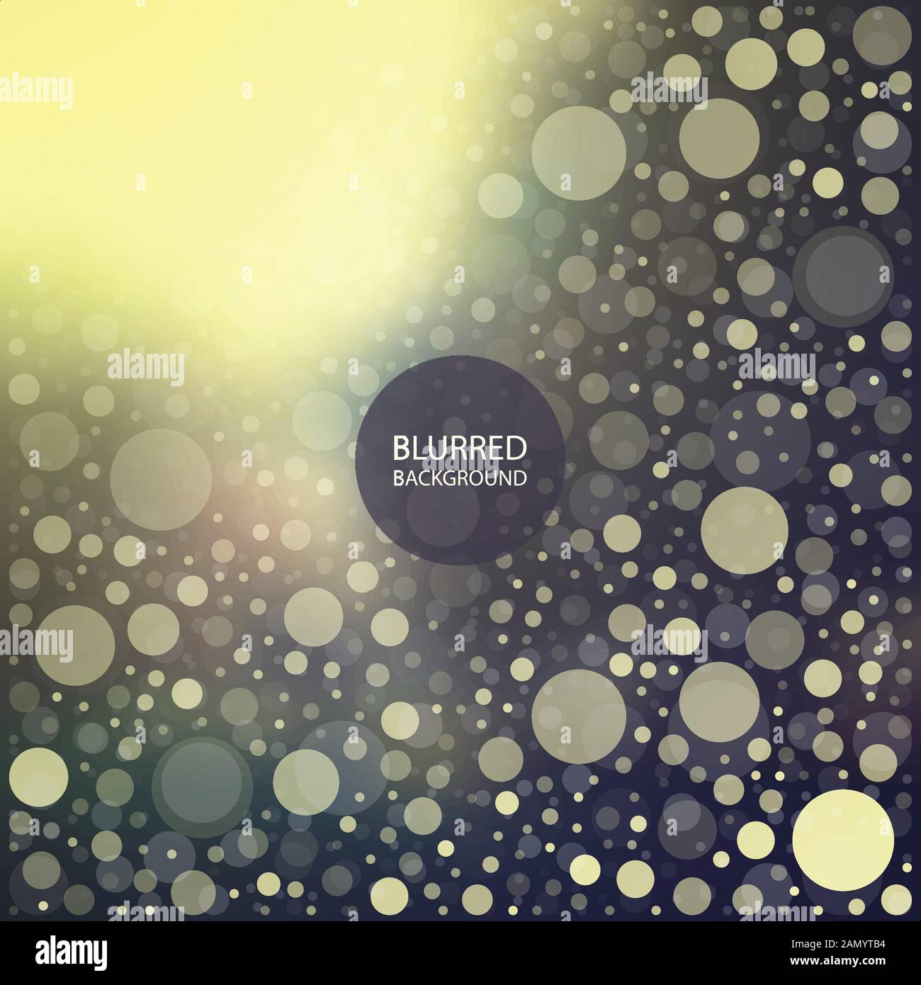 Abstract Bubbly Background with Colorful Blurred Image - Creative ...