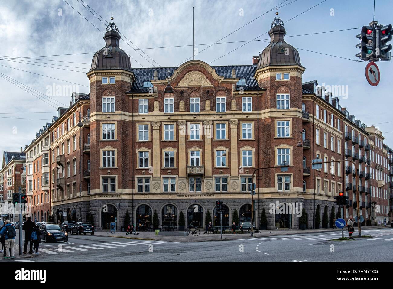 Apartment building on cnr of Grønningen and Esplanaden.Historic ...