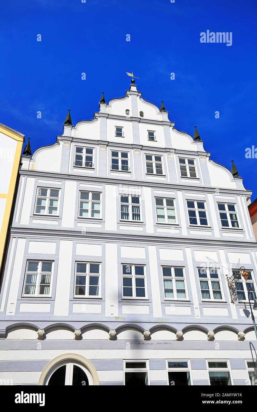 Historisches Gebäude Eichstättis a city in Bavaria, Germany, with many ...