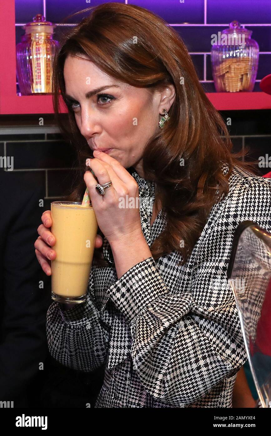 The Duchess of Cambridge samples a Kulfi milkshake at MyLahores ...