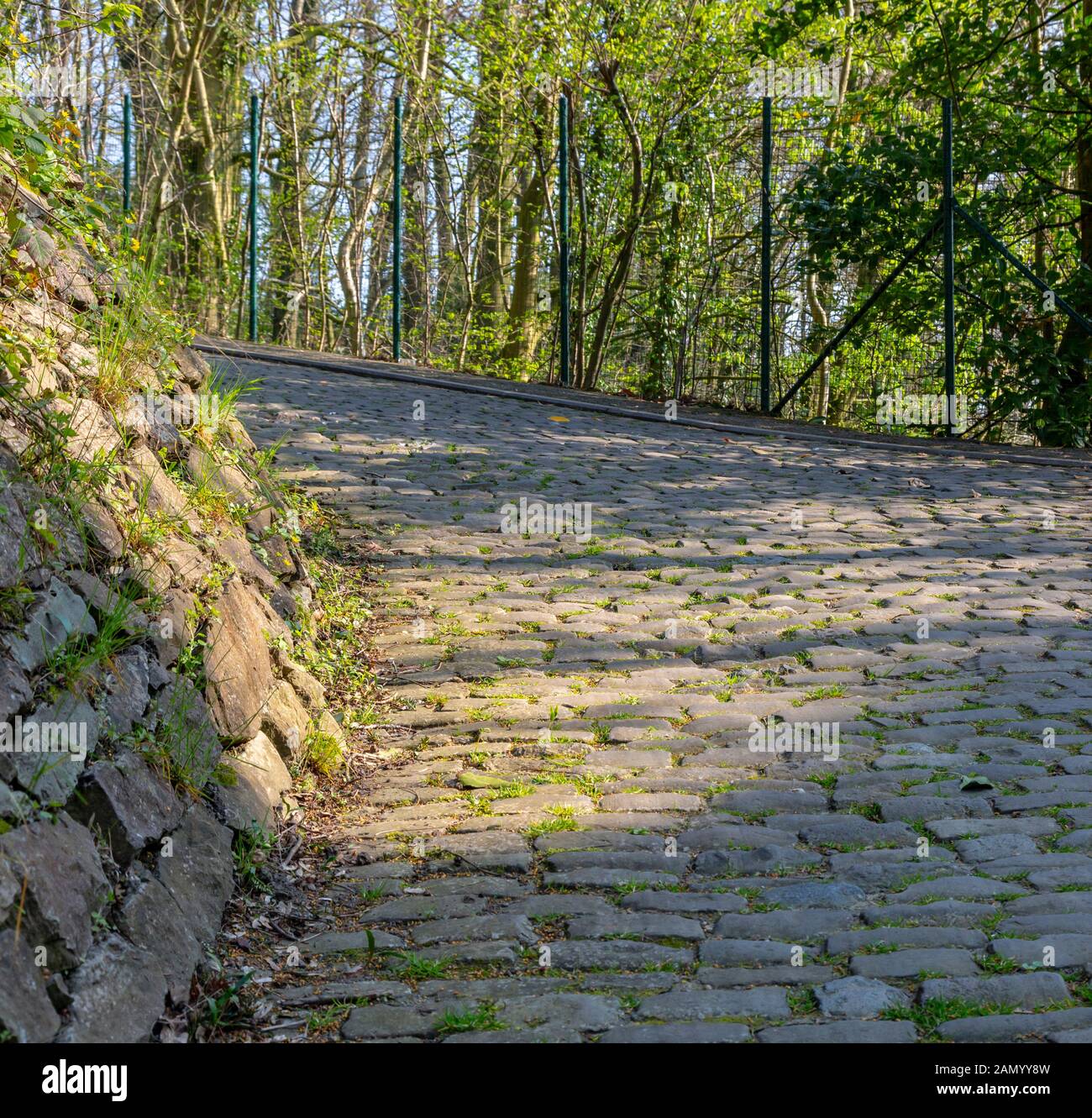Belgium cobbles street race hi-res stock photography and images - Alamy