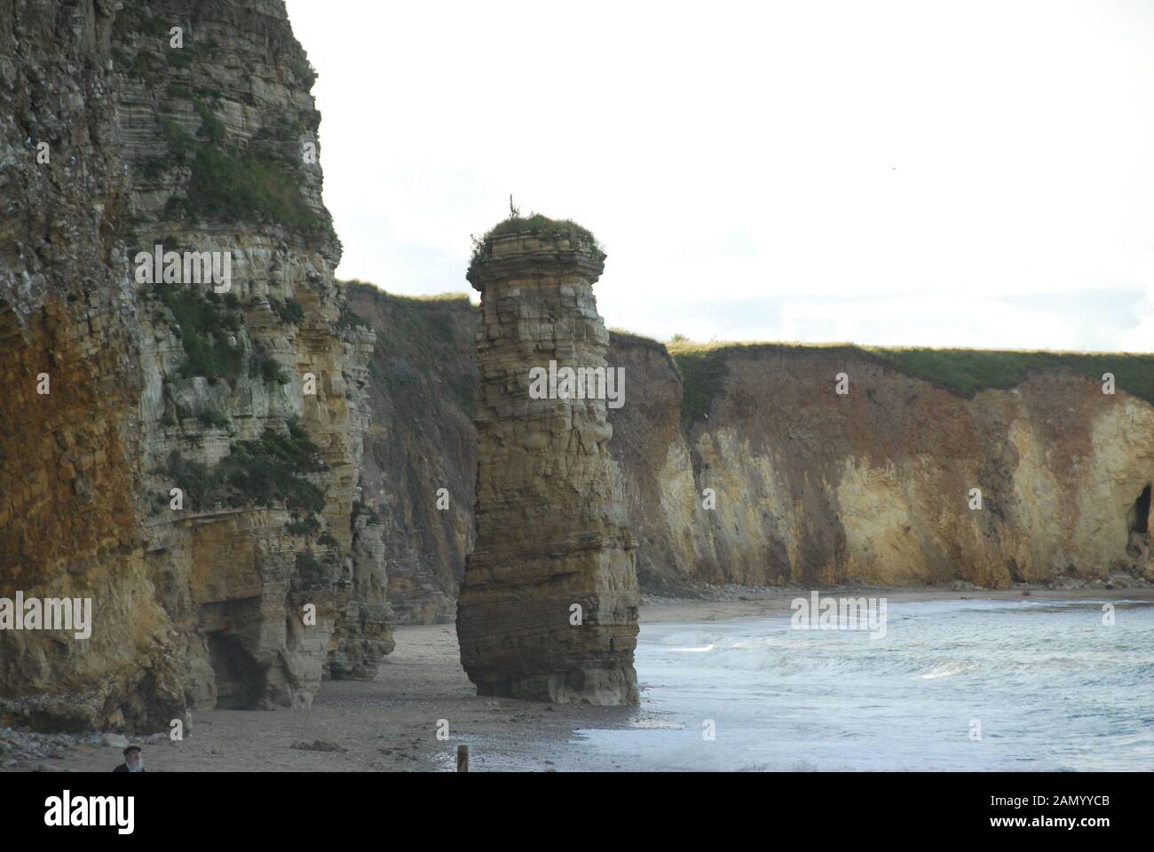 Marsden Rocks at Marsden Bay South Shields Newcastle. Rocks near to ...