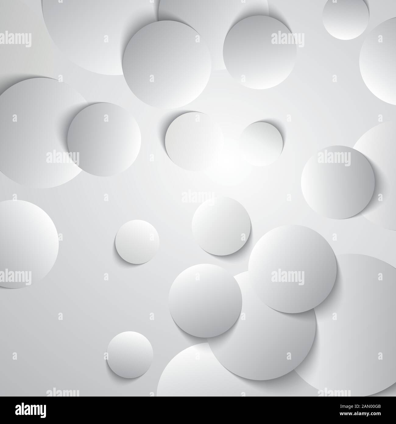 Circles with Drop Shadows - Abstract Background Vector Stock Vector Image & Art - Alamy