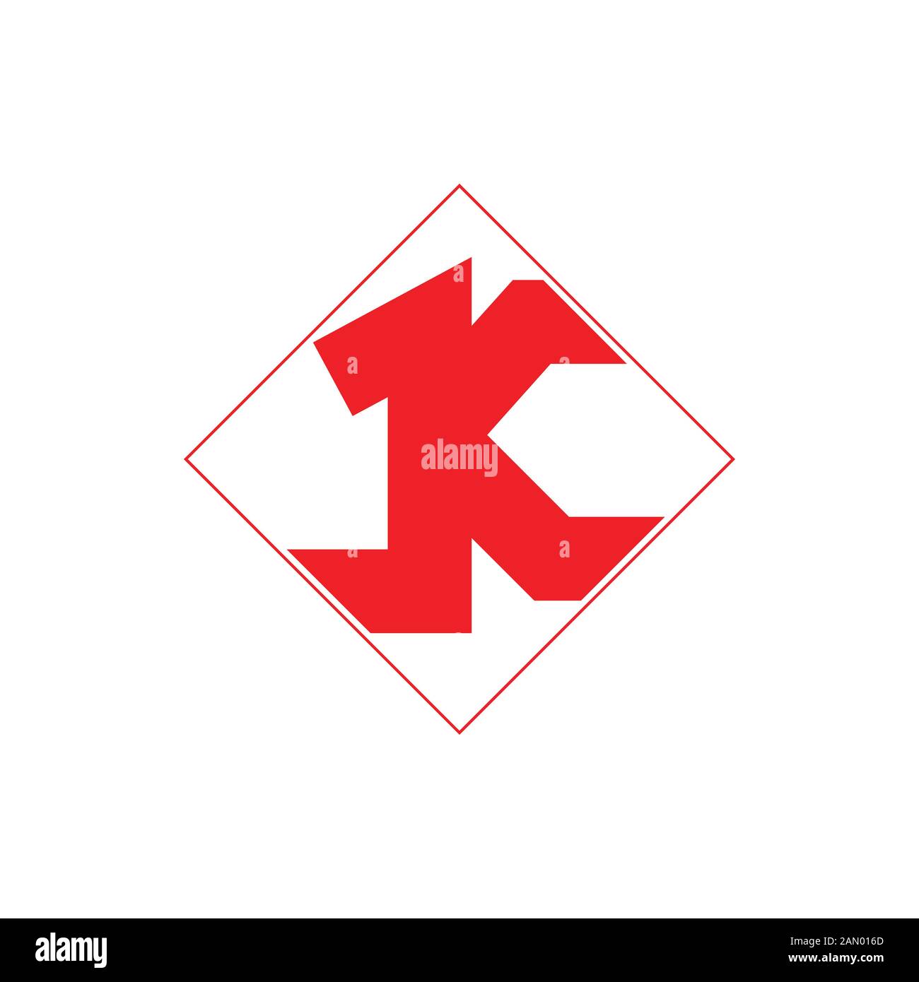 letter jk simple geometric square logo vector Stock Vector Image & Art ...