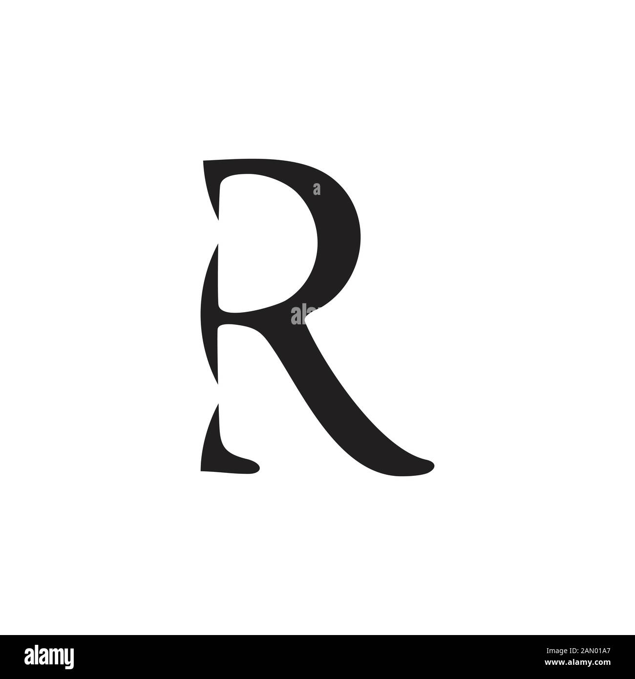 letter r abstract geometric logo vector Stock Vector Image & Art - Alamy
