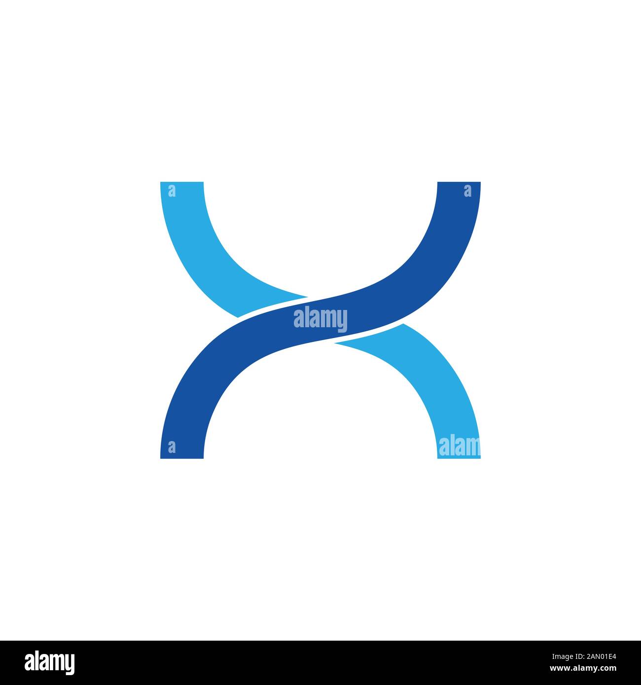 letter x linked simple line logo vector Stock Vector Image & Art - Alamy