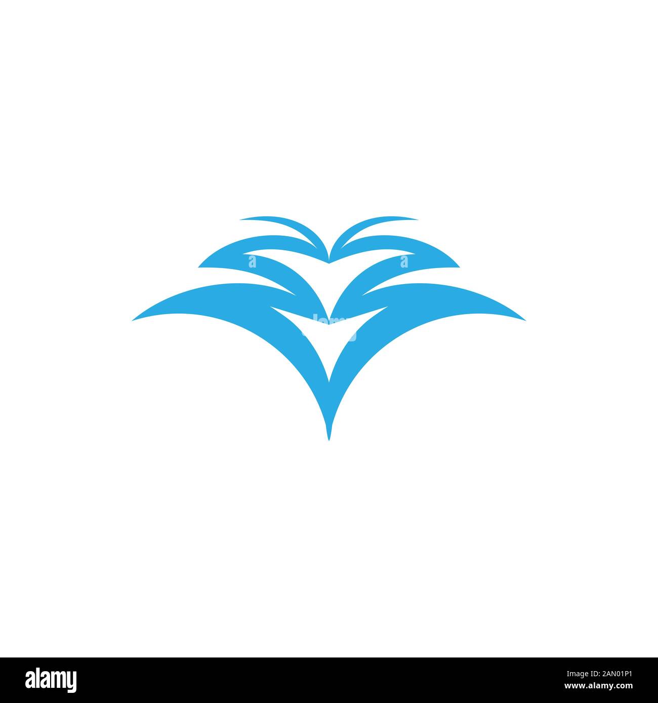 water sprout symbol logo vector Stock Vector Image & Art - Alamy