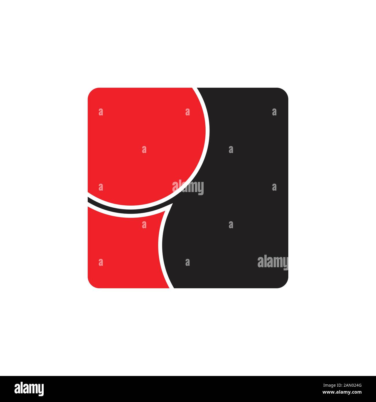 letter i square geometric logo vector Stock Vector Image & Art - Alamy