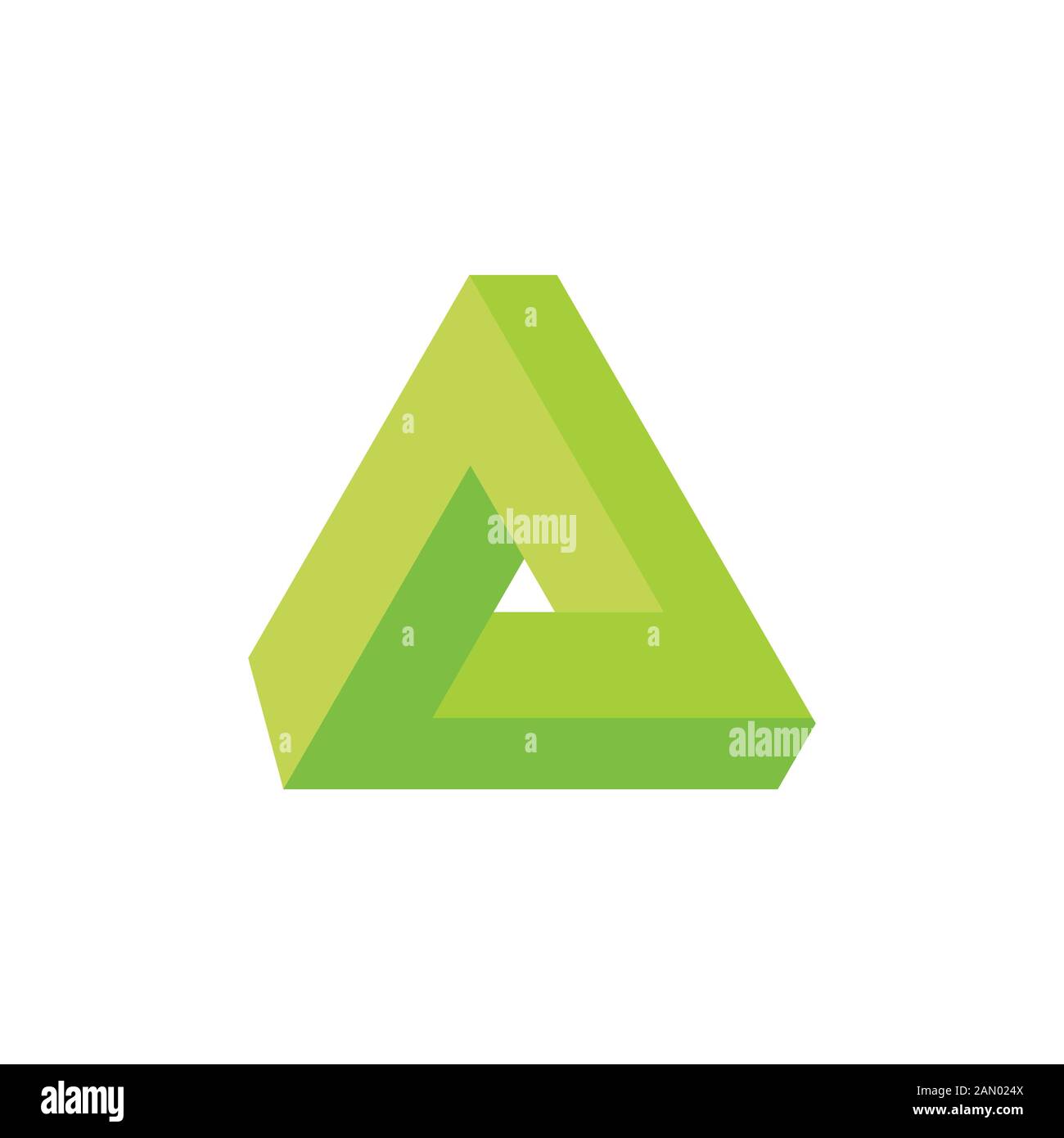 3d triangle gradient logo vector Stock Vector Image & Art - Alamy