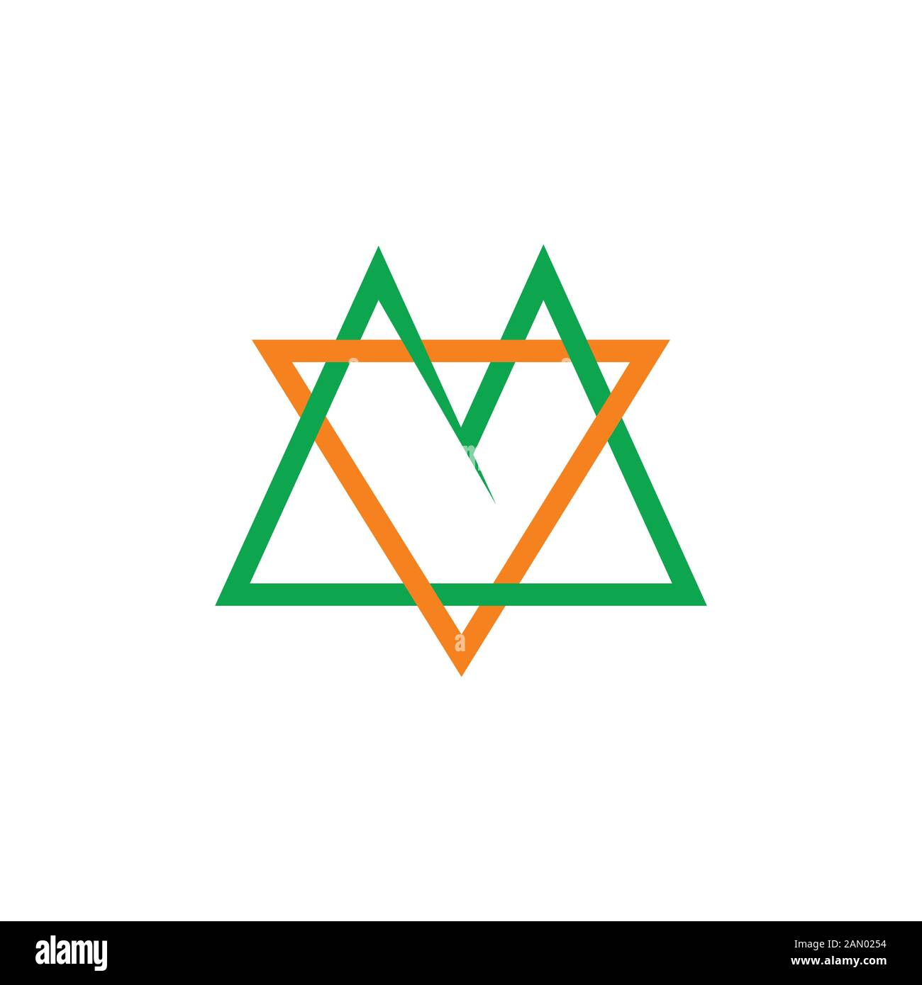 Overlapping triangular Cut Out Stock Images & Pictures - Alamy