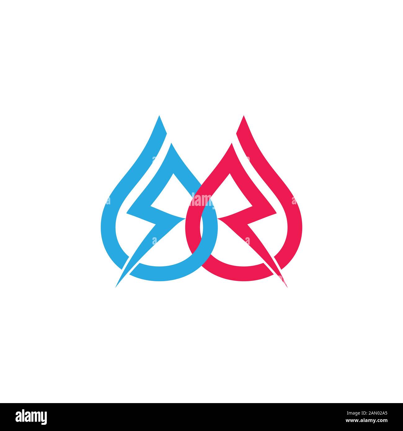 ss water energy linked logo vector Stock Vector Image & Art - Alamy