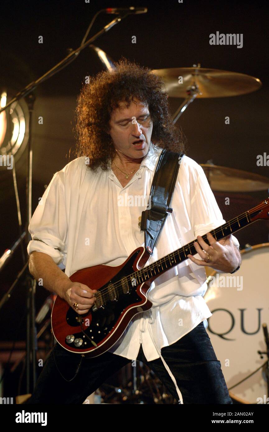 Milan Italy 05/04/2005, live concert of The Queen at the Forum Assago ...