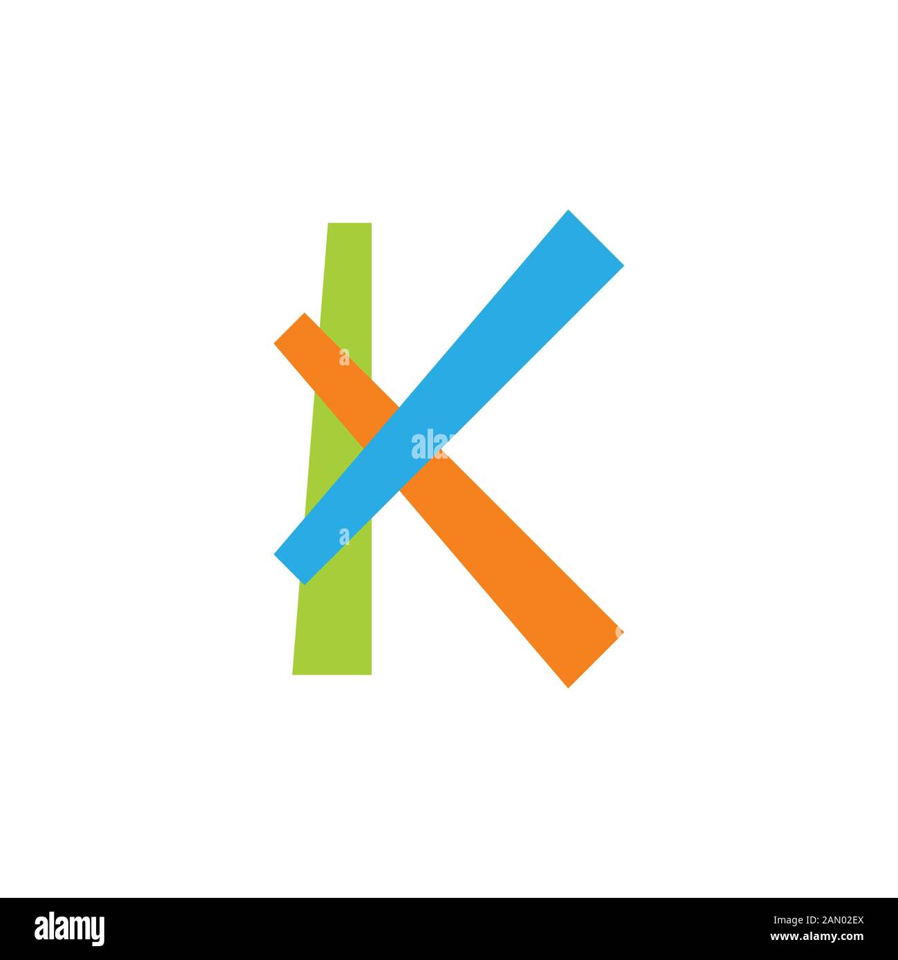 letter k abstract simple line logo vector Stock Vector Image & Art - Alamy