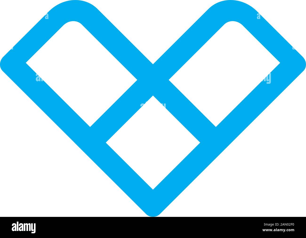 letter v simple geometric line logo vector Stock Vector Image & Art - Alamy