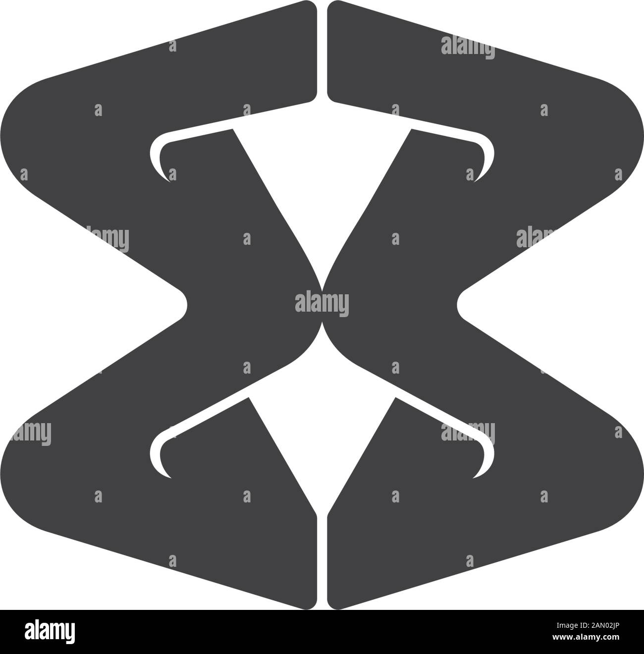 letter 3b 3d simple abstract logo vector Stock Vector Image & Art - Alamy