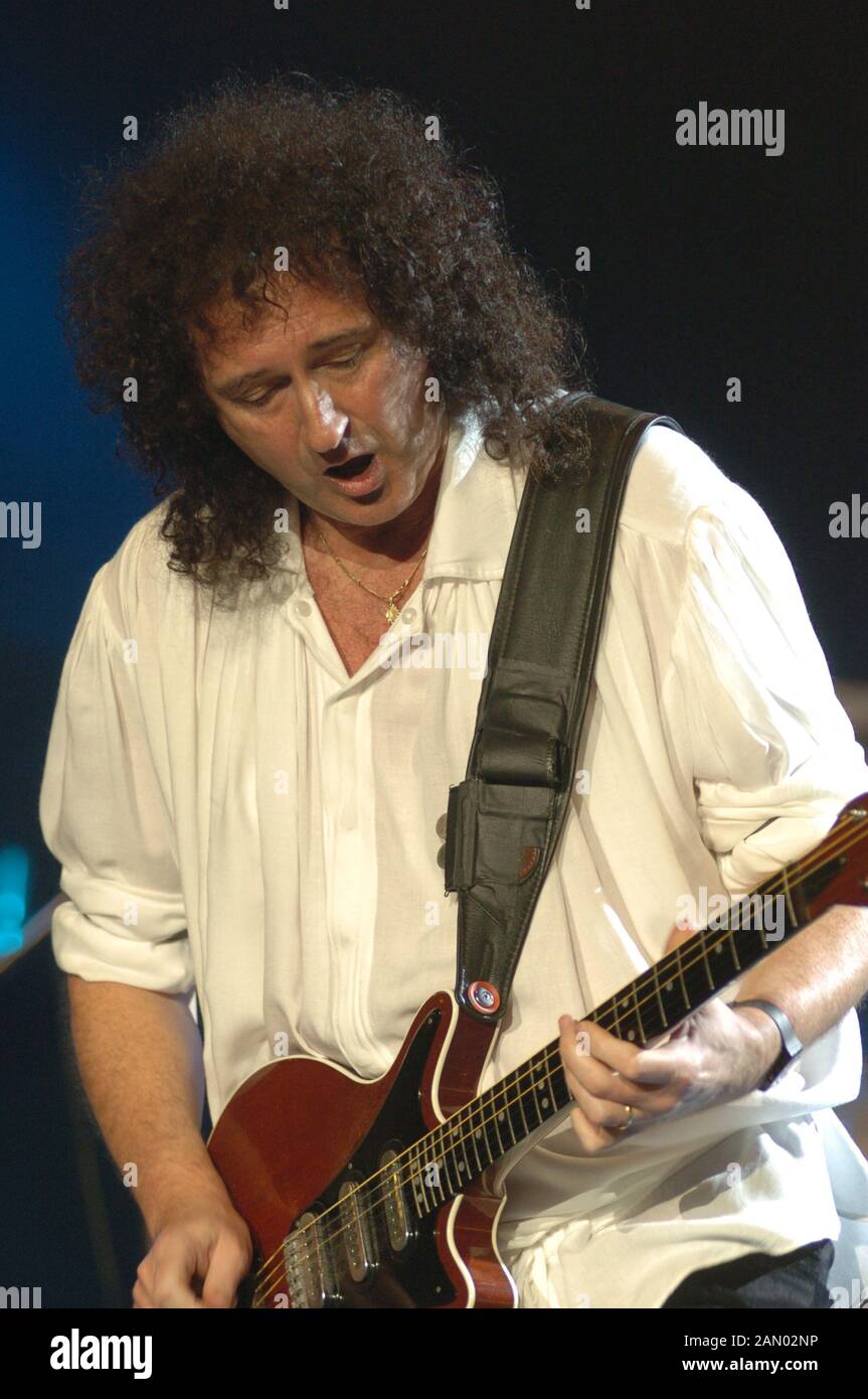 Milan Italy 05/04/2005, live concert of The Queen at the Forum Assago ...