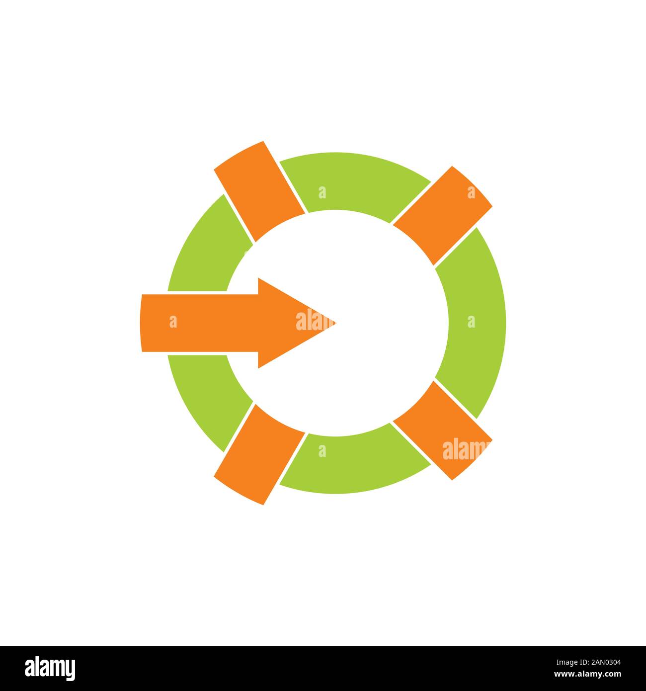 geometric arrow symbol logo vector Stock Vector Image & Art - Alamy