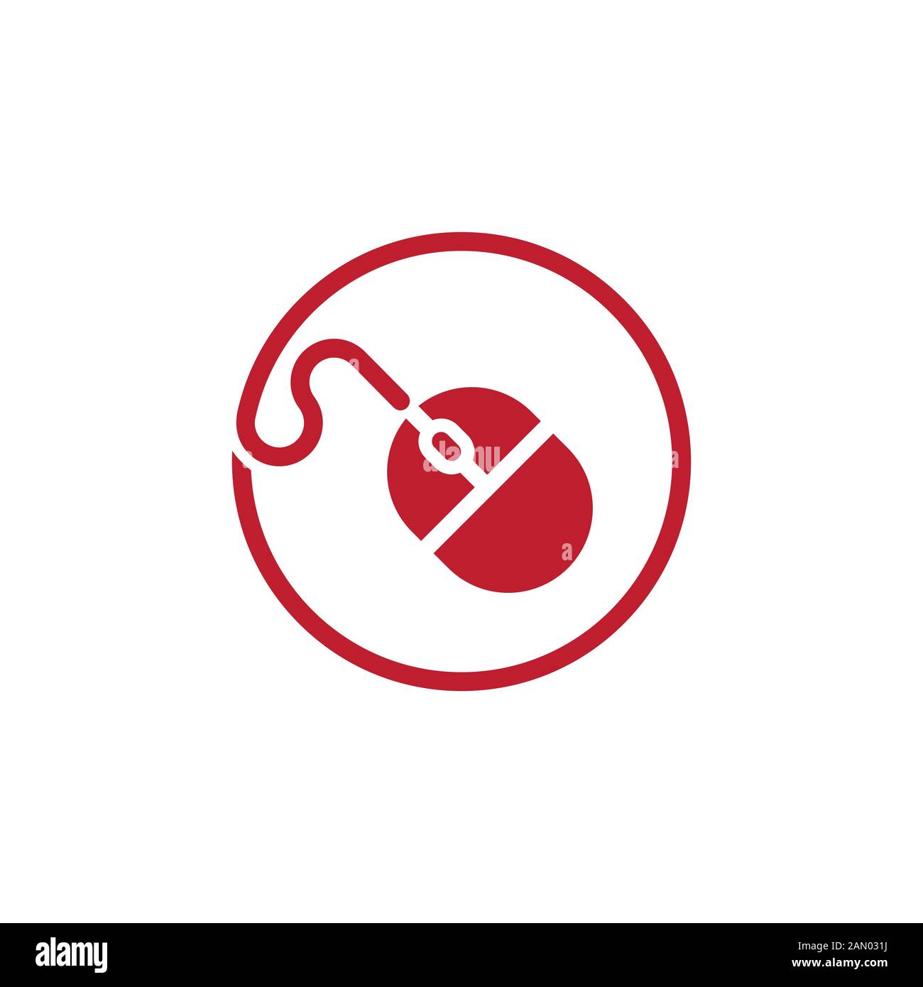 letter s mouse circle line symbol logo vector Stock Vector Image & Art ...