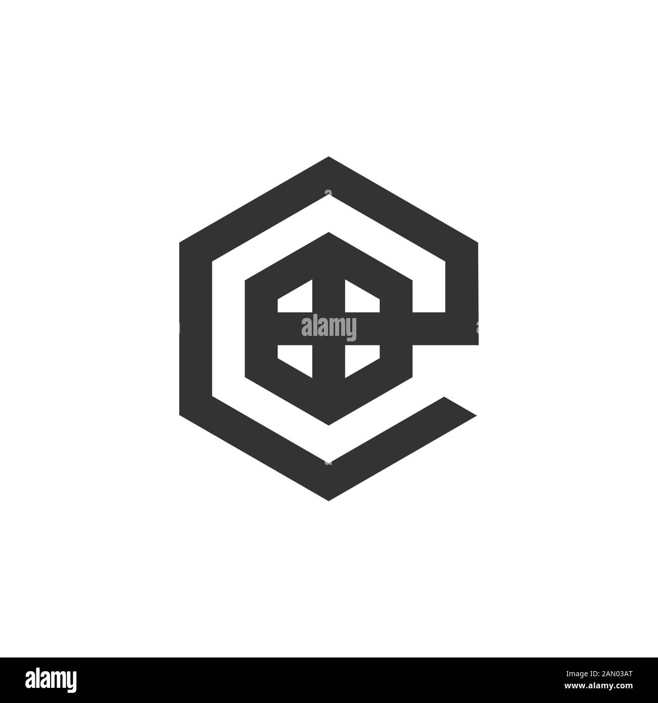 Hexagonal window Stock Vector Images - Alamy