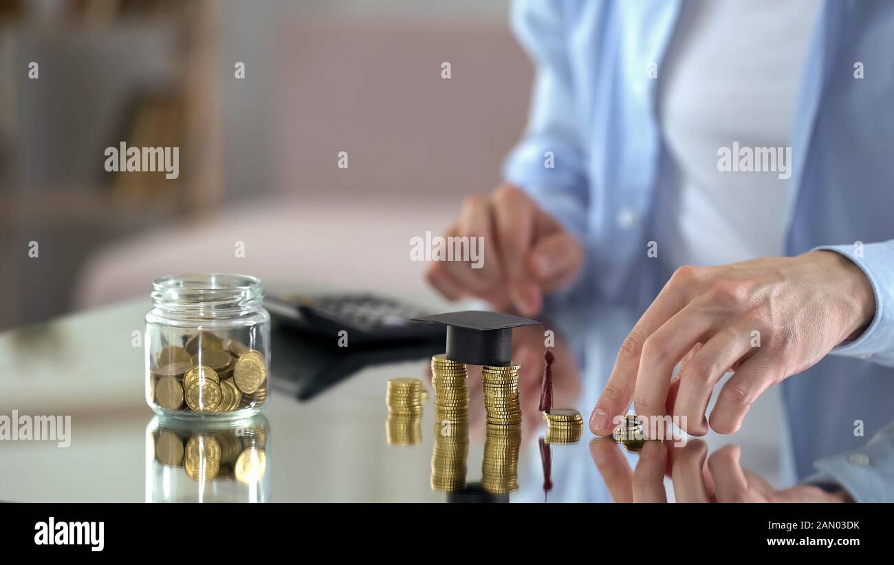 Money for study hi-res stock photography and images - Alamy