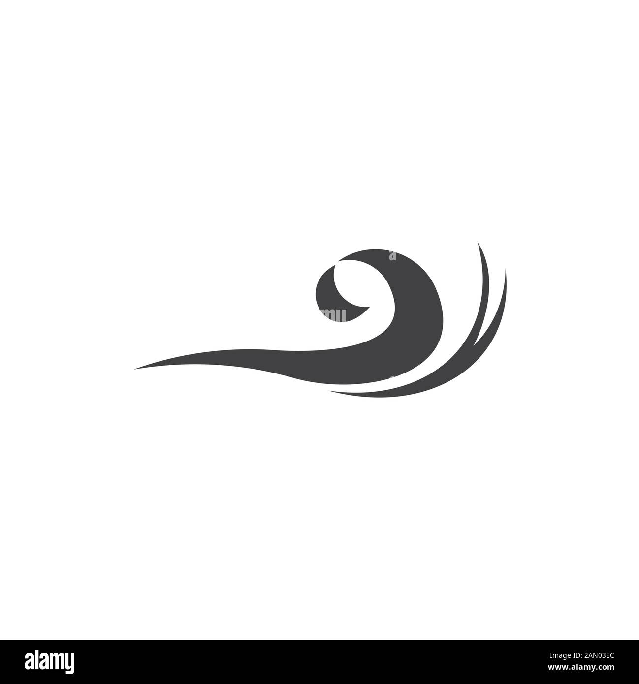 simple motion waves splash logo vector Stock Vector Image & Art - Alamy