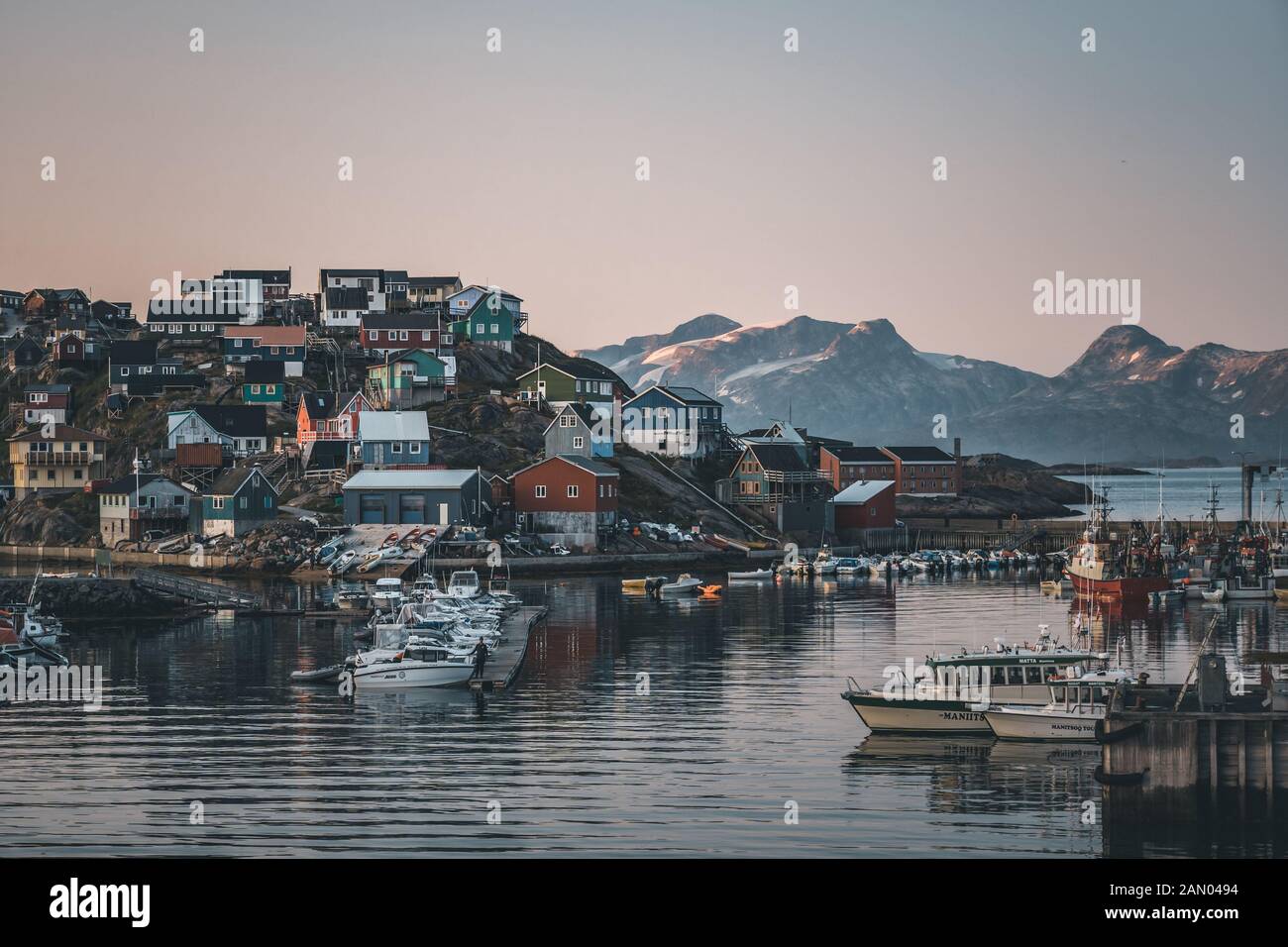 Maniitsoq greenland mountains hi-res stock photography and images - Alamy